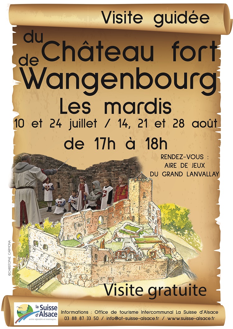 Visite guidée du château de Wangenbourg - 17H - Châteaux Forts Alsace